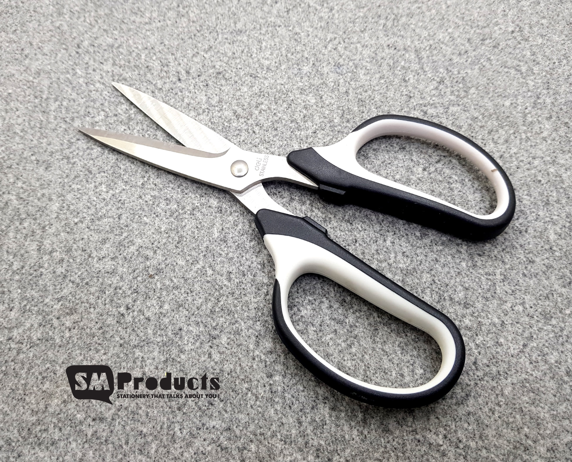 Deli 6001 Stainless Steel Scissors (01 Pcs)